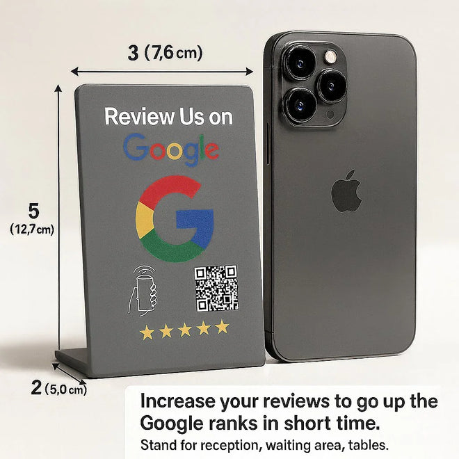 Google Review Stands – NFC & QR Tap to Collect Customer Reviews | TAPro ...