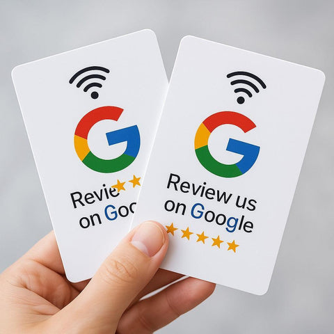 Google Review Stand Black NFC & QR Code Tap to Review Sign | TAPro | TAPRO