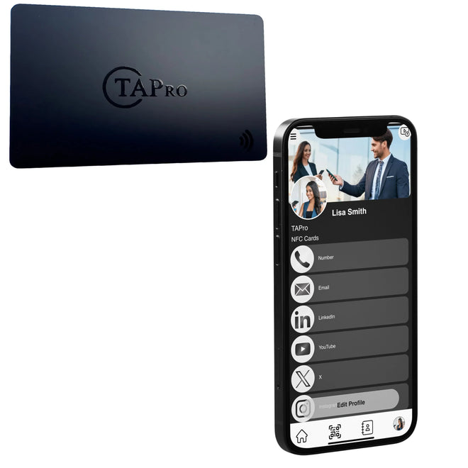 NFC Digital Business Cards - Smart Tap Cards | TAPRO