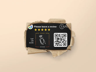 Google Review Plate | NFC & QR Google Review Sign & Plaque by TAPro | TAPRO