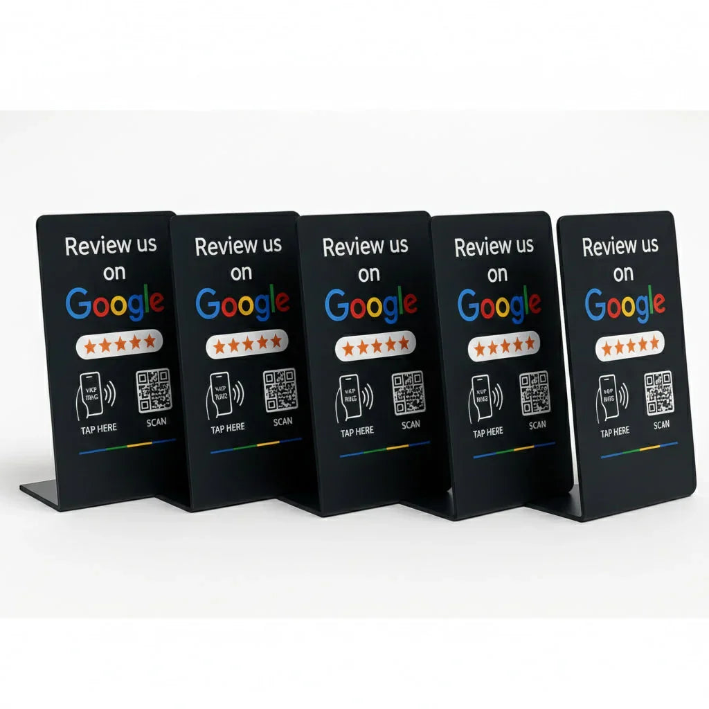 Custom NFC Google Review Stand for Business | Boost Reviews Fast ...